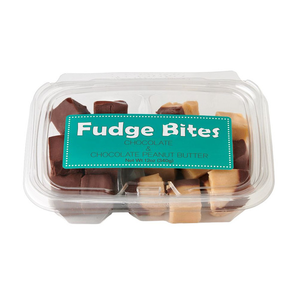 That Fudge Place Chocolate & Chocolate Peanut Butter Fudge Bites Same ...
