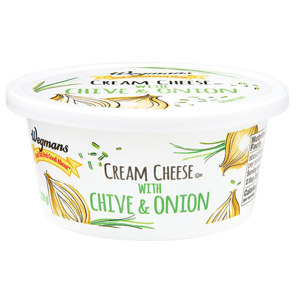 Wegmans Wegmans Food You Feel Good About Cream Cheese, Chive & Onion ...