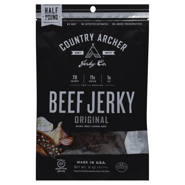 Country Archer Beef Jerky, Original (8 oz) - Instacart