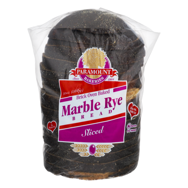 Paramount Bakeries Sliced Bread Marble Rye (20 oz) - Instacart