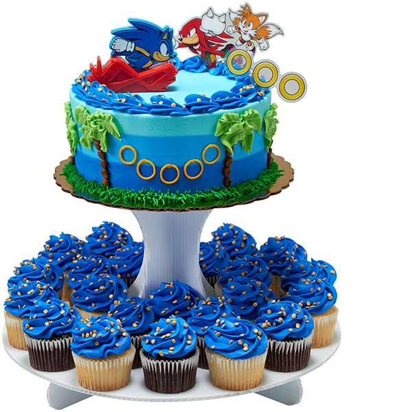 Publix Bakery Sonic the Hedgehog Cake & Cupcake Combo with Buttercream ...