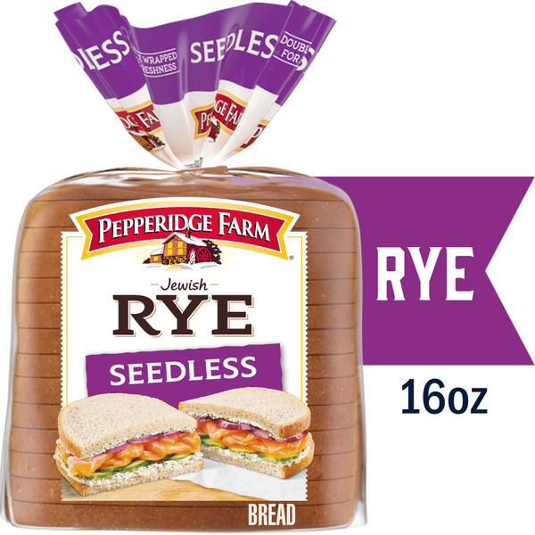 Kroger Pepperidge Farm Jewish Rye Seedless Bread Same-Day Delivery or ...