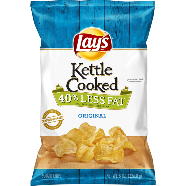 Lays Reduced Fat Original Potato Chips 8 Oz Instacart