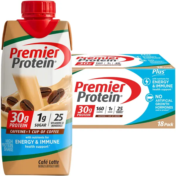 Premier Protein Cafe Latte Nutrition Protein Shake Same-Day Delivery ...