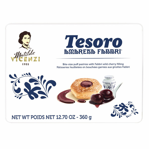 Matilde Vicenzi Tesoro Amarena Fabbri Puff Pastry Cookies With Wild ...