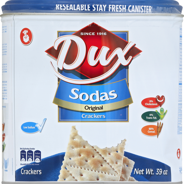 Dux Original Soda Crackers (40 oz) - Instacart