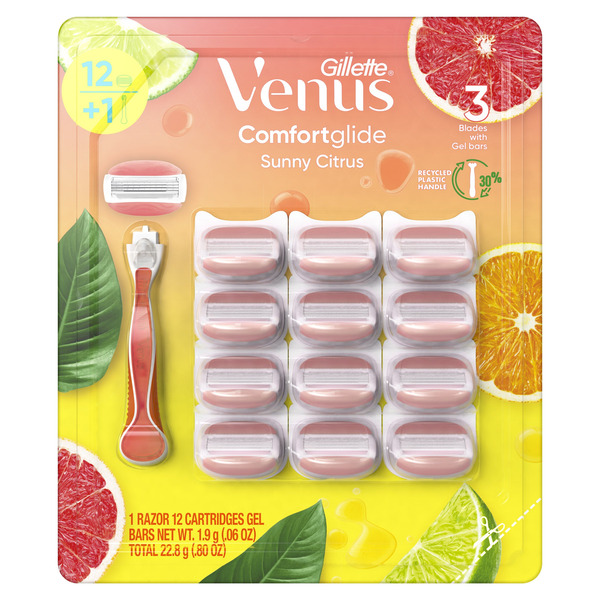 Gillette Venus ComfortGlide Sunny Citrus Scented Razor Same-Day ...