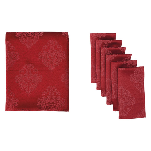 ALDI Huntington Home 60" x 84" Red Tablecloth Same-Day Delivery or ...