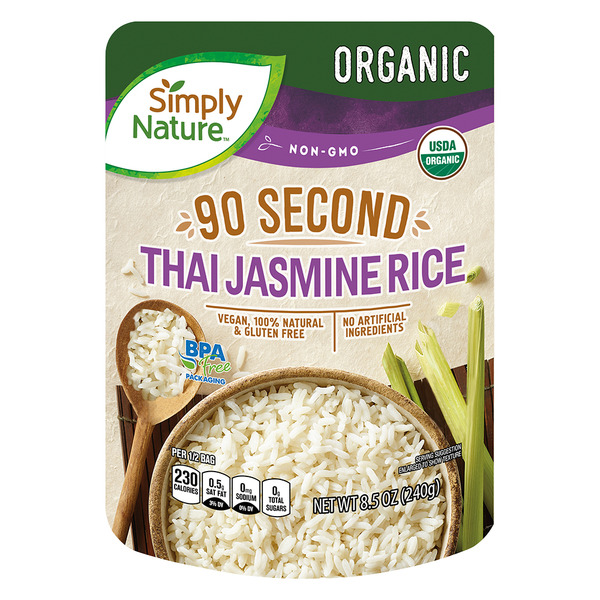Simply Nature Ready to Serve Organic White Jasmine Rice Same-Day Delivery or Pickup | ALDI