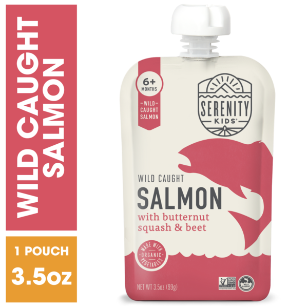Serenity Kids Wild Caught Salmon with Organic Vegetables Baby Food ...