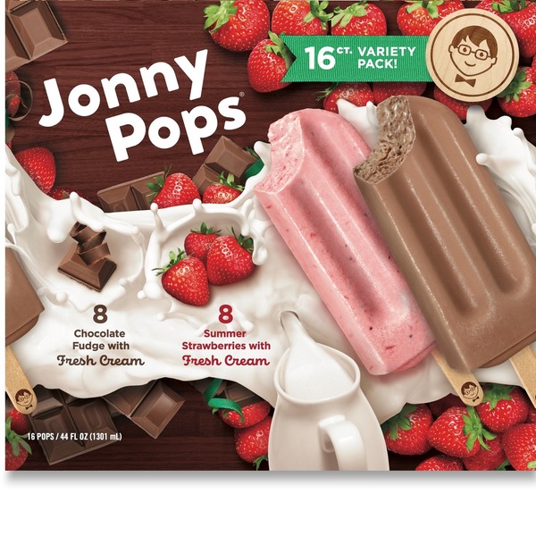 JonnyPops Chocolate & Cream, Strawberries & Cream (44 fl oz) - Instacart