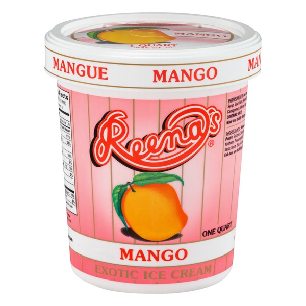 Reena's Mango Exotic Ice Cream (1 qt) - Instacart