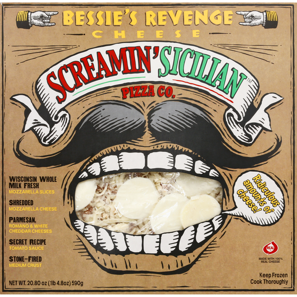 Screamin' Sicilian Pizza, Cheese, Bessie's Revenge (20.8 oz) - Instacart