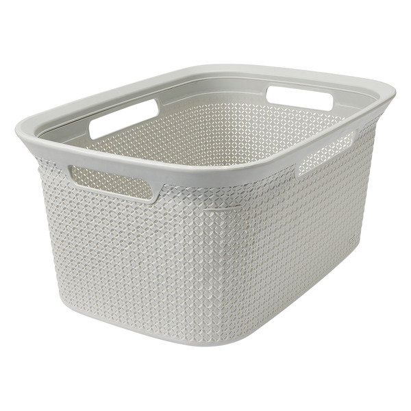 Ezy Storage Decorative Laundry Basket - Light Gray Same-Day Delivery or ...