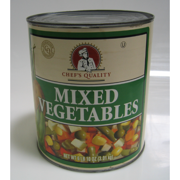 Restaurant Depot Chef's Quality Number 10 Can Fancy Mix Vegetables Same ...