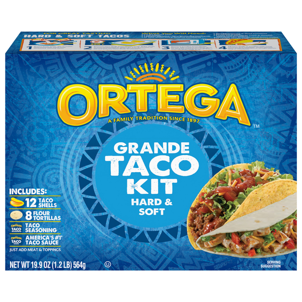 Ortega Taco Kit, Hard & Soft Same-Day Delivery | Food Bazaar