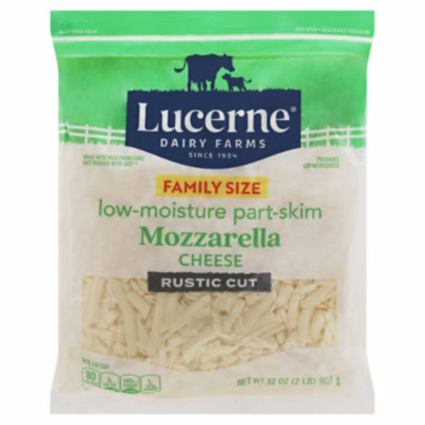 Safeway Lucerne Cheese, Mozzarella, Rustic Cut, Family Size Same-Day ...