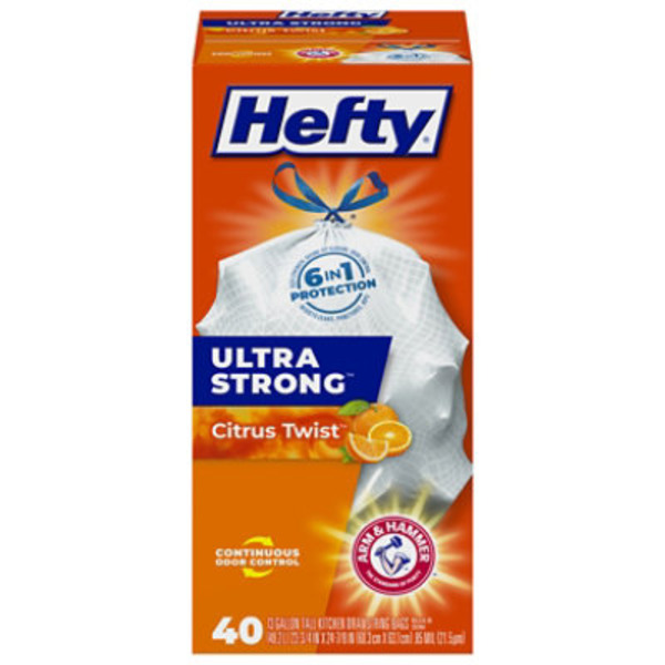 Safeway Hefty Citrus Twist Tall Kitchen Drawstring Bags Same-Day ...