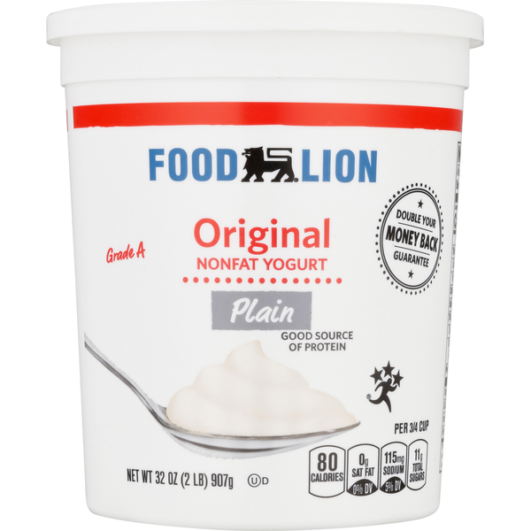 Food Lion Food Lion Yogurt, Nonfat, Original, Plain Same-Day Delivery or Pickup | Instacart