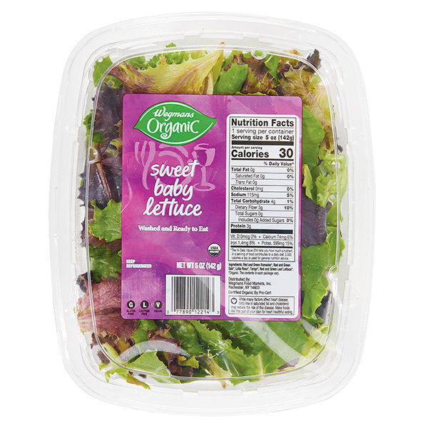 Wegmans Wegmans Organic Food You Feel Good About Triple Washed Sweet ...