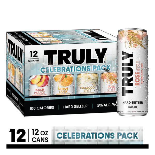 Truly Hard Seltzer Celebrations Variety Pack (12 fl. oz. Can, 12pk ...