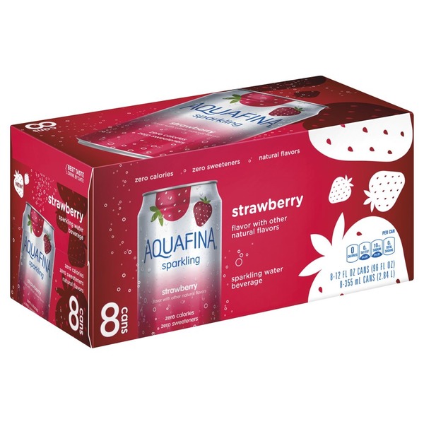 Aquafina Sparkling Strawberry Water Beverage (12 fl oz) - Instacart