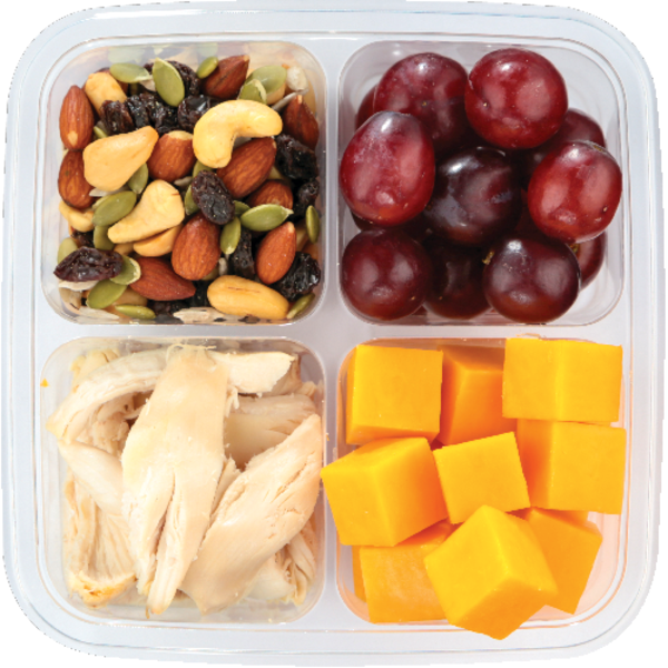 Chicken, Cheese, Nuts & Grapes Snack Box Same-Day Delivery or Pickup ...