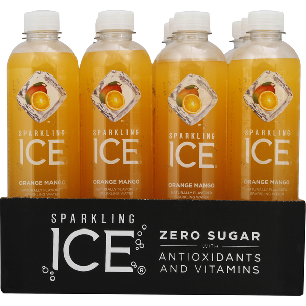 Sparkling ICE Sparkling Water, Orange Mango, 12 Pack (12 each) - Instacart