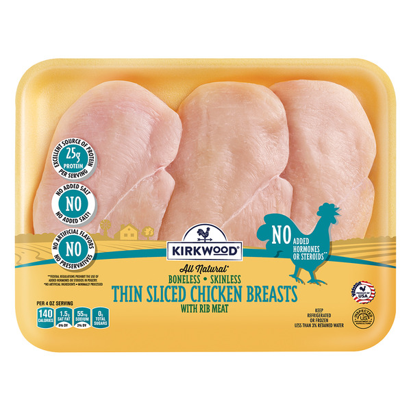 Kirkwood Fresh Thin Sliced Chicken Breasts Same-Day Delivery or Pickup | ALDI