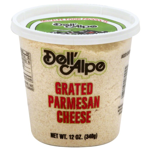 Dell'alpe Parmesan Cheese, Grated, Tub (12 oz) - Instacart