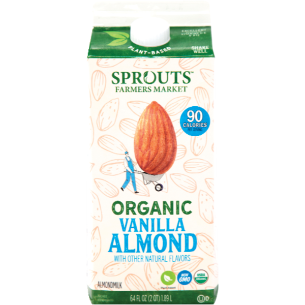 Sprouts Farmers Market Sprouts Organic Vanilla Almond Milk Same-Day ...