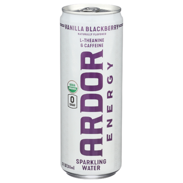 Sprouts Farmers Market Ardor Energy Vanilla Blackberry Sparkling Water ...