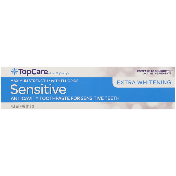 TopCare Maximum Strength With Fluoride Extra Whitening Sensitive ...