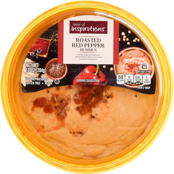 Food Lion Taste of Inspirations Hummus Roasted Red Pepper Same-Day ...