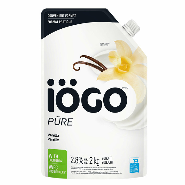 Iogo Vanilla 2.8% M.f. Pure Yogurt Same-Day Delivery | Costco