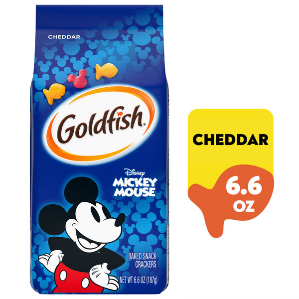 Pepperidge Farm Goldfish Disney Mickey Mouse Cheddar Crackers Same-Day ...