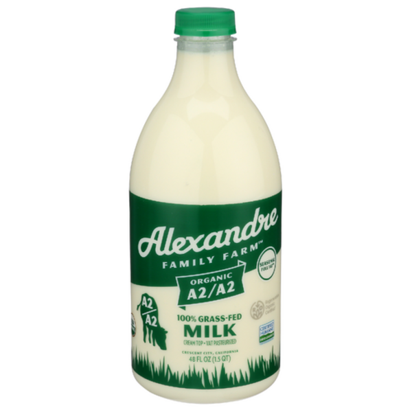 Alexandre Family Farm Organic A2/A2 100% Grass-fed Milk Same-Day ...