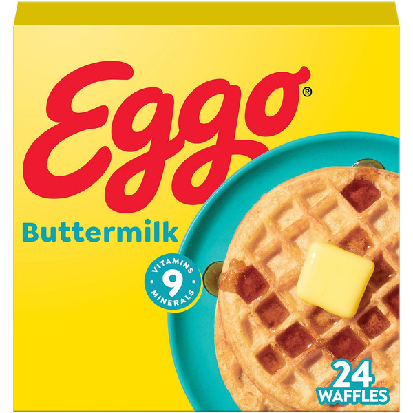Wegmans Kellogg’s Eggo Waffles Buttermilk, Frozen Breakfast, 29.6 oz ...