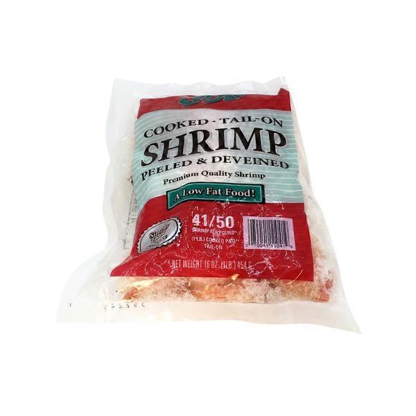 Censea Cooked Tail-on Shrimp Peeled & Deveined 41/50 (16 oz) - Instacart