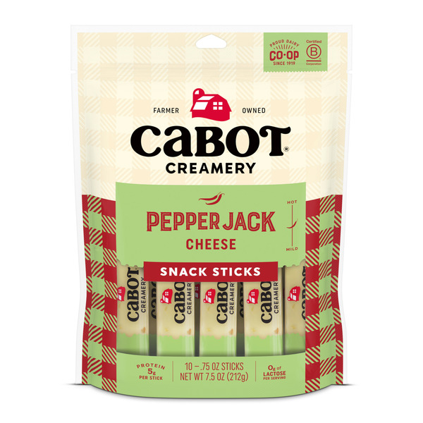 Cabot Pepper Jack Cheese Snack Sticks ( Same-Day Delivery or Pickup ...