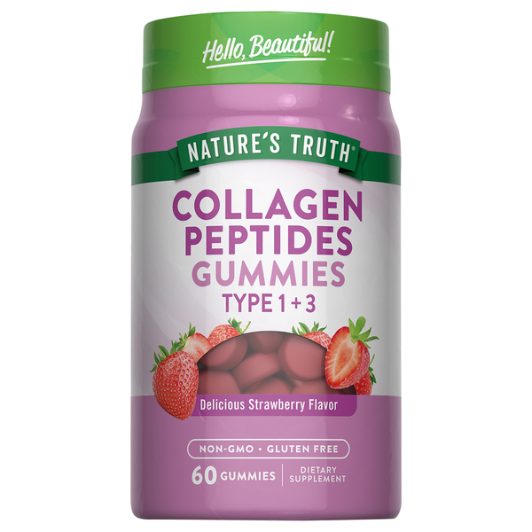 Nature's Truth Collagen Peptides Type 1 & 3 Gummies Same-Day Delivery ...