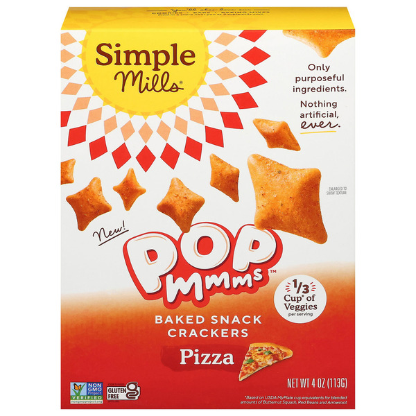 Wegmans Simple Mills Pop Mmms Pizza Baked Snack Crackers Same-Day ...
