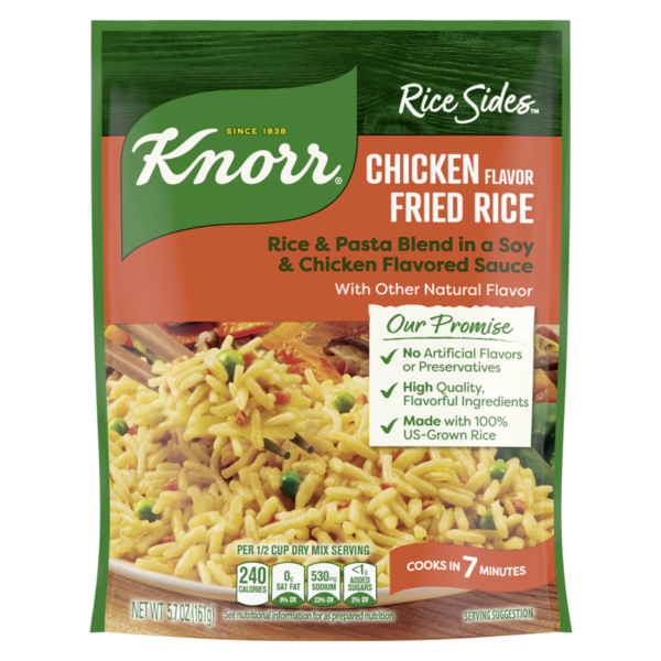Family Dollar Knorr Rice Sides Chicken Fried Rice With Long Grain Rice ...
