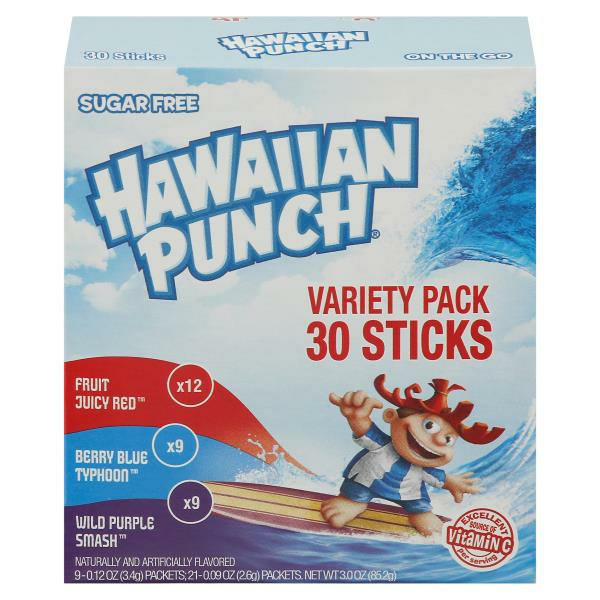 Publix Hawaiian Punch Drink Mix Sugar Free Variety Pack Same Day