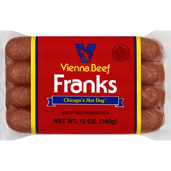 Vienna Beef Franks Same-Day Delivery or Pickup | Woodman's Food Markets