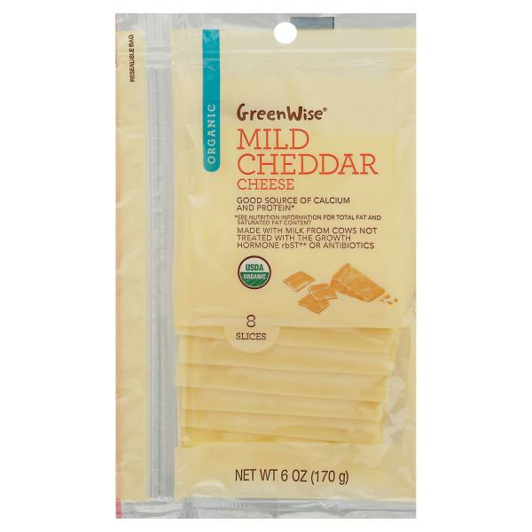 GreenWise Cheese, Organic, Mild Cheddar Same-Day Delivery or Pickup ...