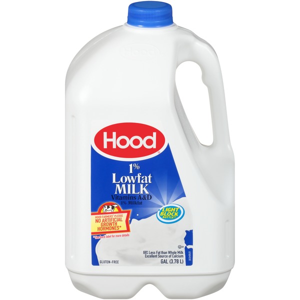 Hood One Percent Lowfat Milk (1 gal) - Instacart