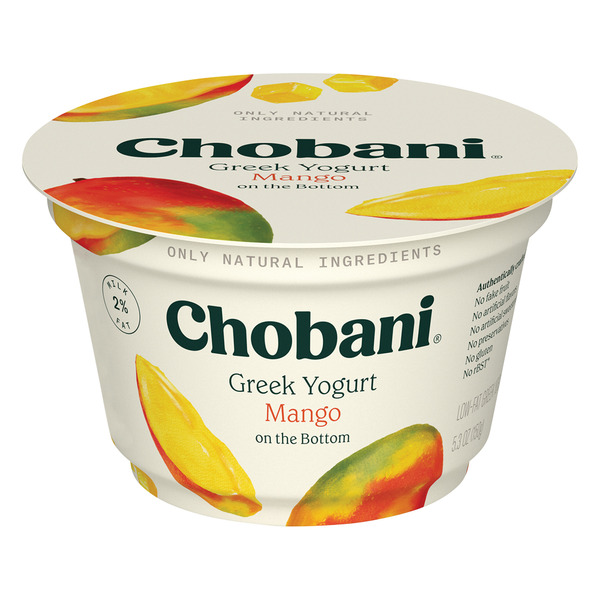 Chobani Yogurt, Greek, Reduced Fat, Mango on the Bottom Same-Day ...