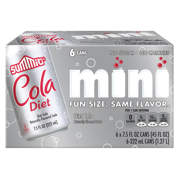ALDI Summit Diet Cola Mini Cans Same-Day Delivery or Pickup | Instacart