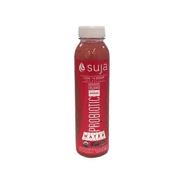 Suja Water Beverage, Probiotic, Organic, Crushed Raspberry (13.5 oz ...